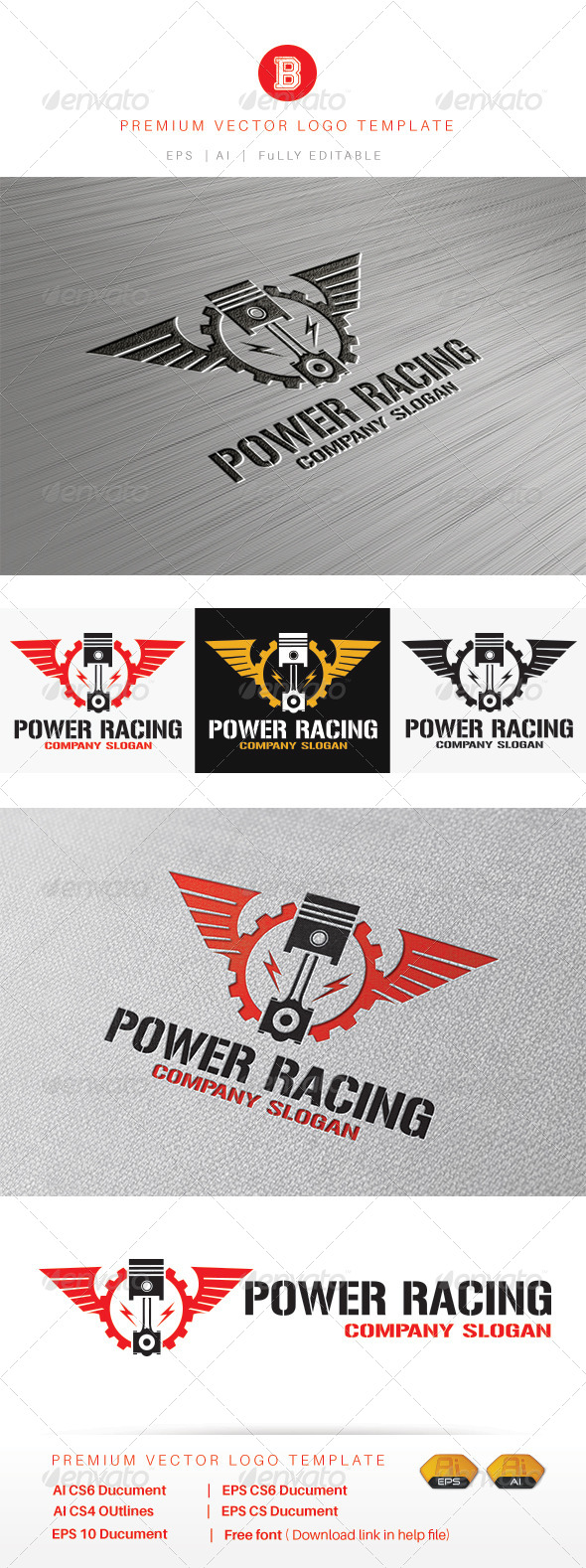 Power Logo Templates from GraphicRiver