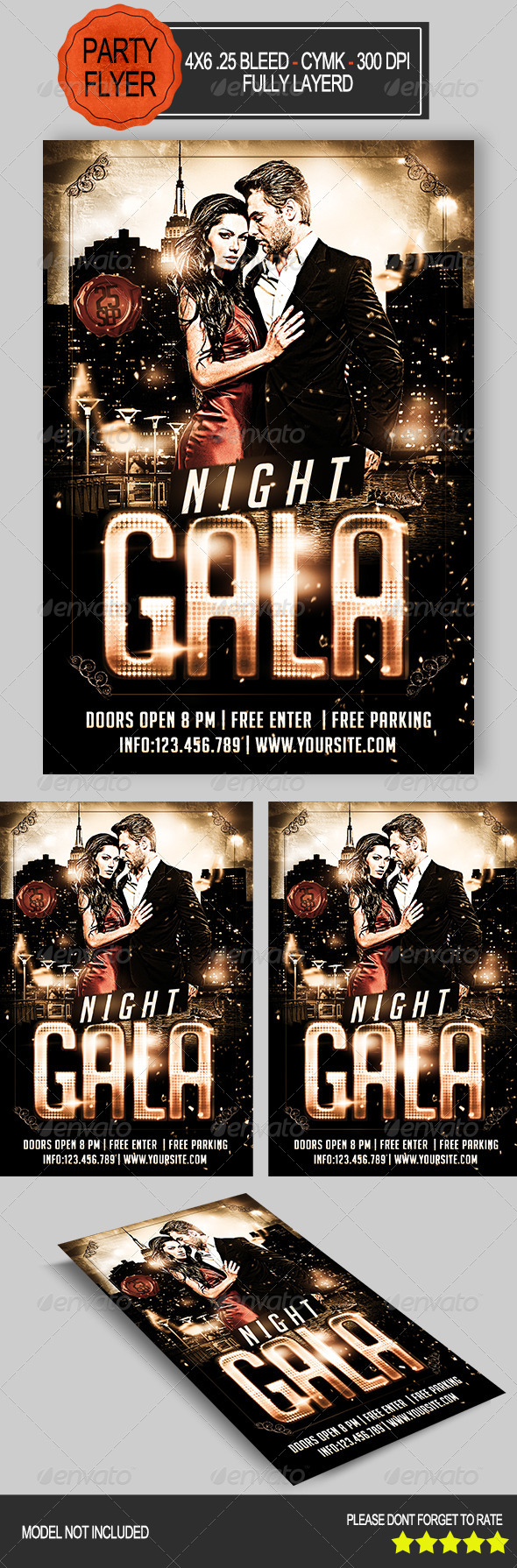 Gala Flyer Templates from GraphicRiver