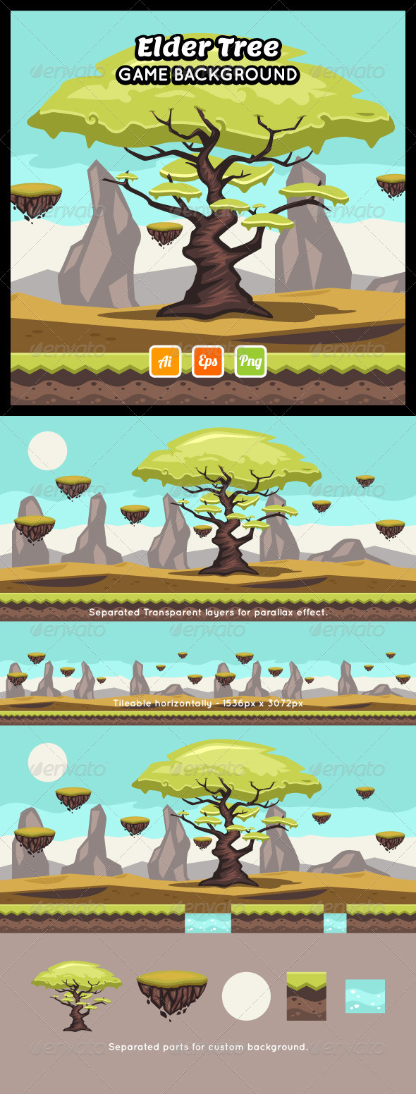 Tree Game Assets | GraphicRiver