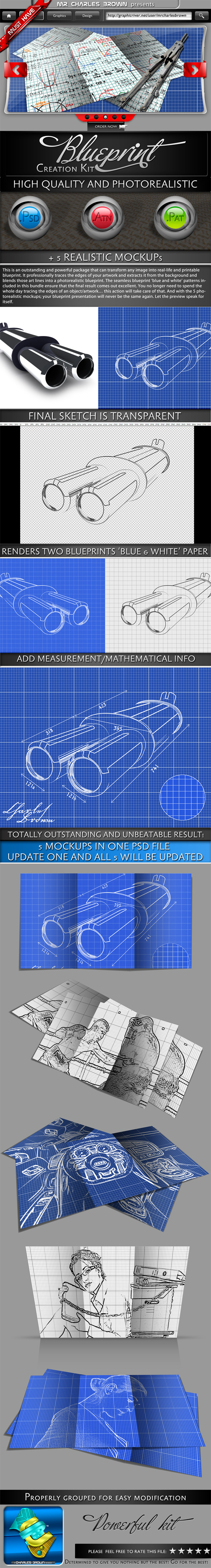 Blueprint Graphics, Designs & Templates from GraphicRiver