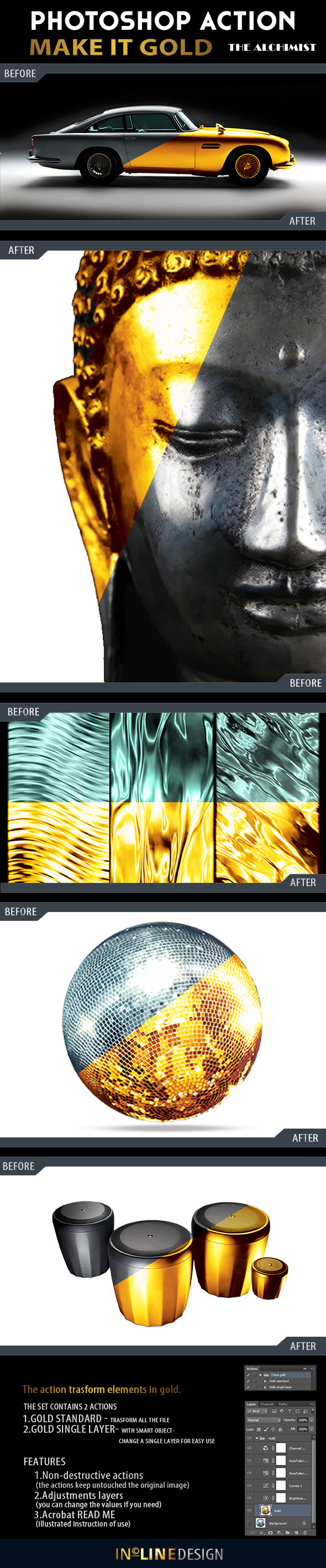 Gold Graphics, Designs & Templates | GraphicRiver