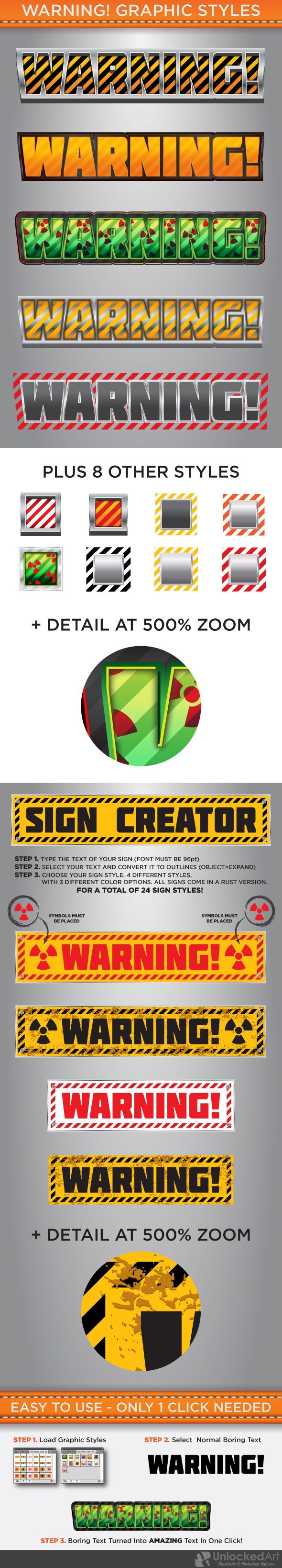 Warning Graphics, Designs & Templates | GraphicRiver