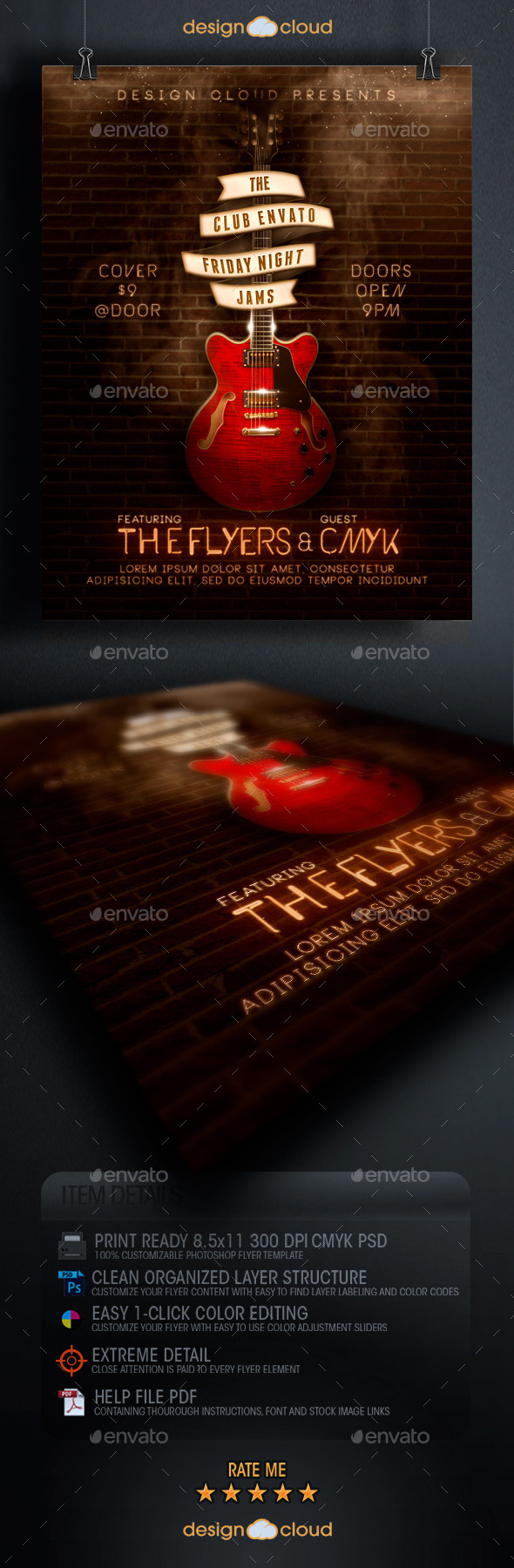 Jams Flyer Templates | GraphicRiver