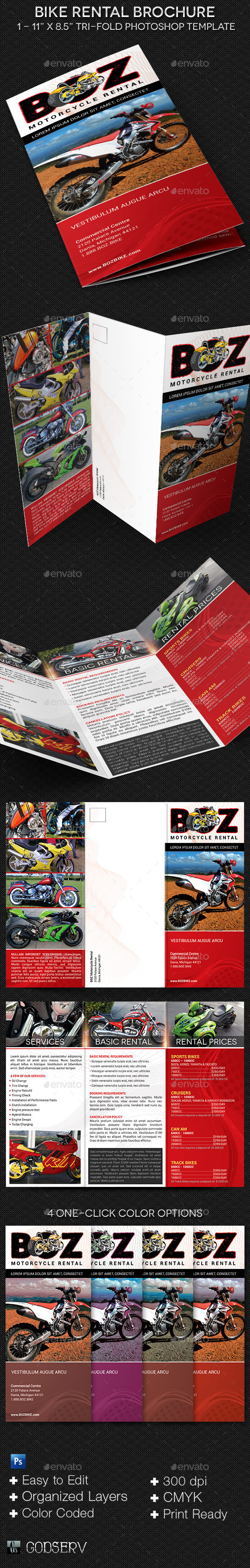 Bike Brochure Templates | GraphicRiver