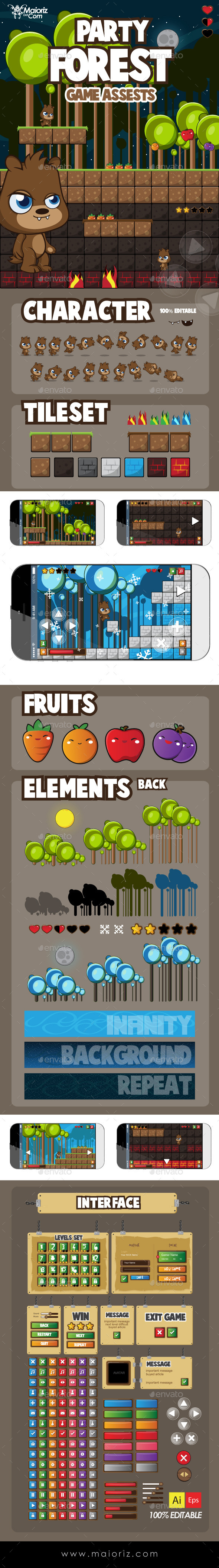 Kids Game Assets | GraphicRiver