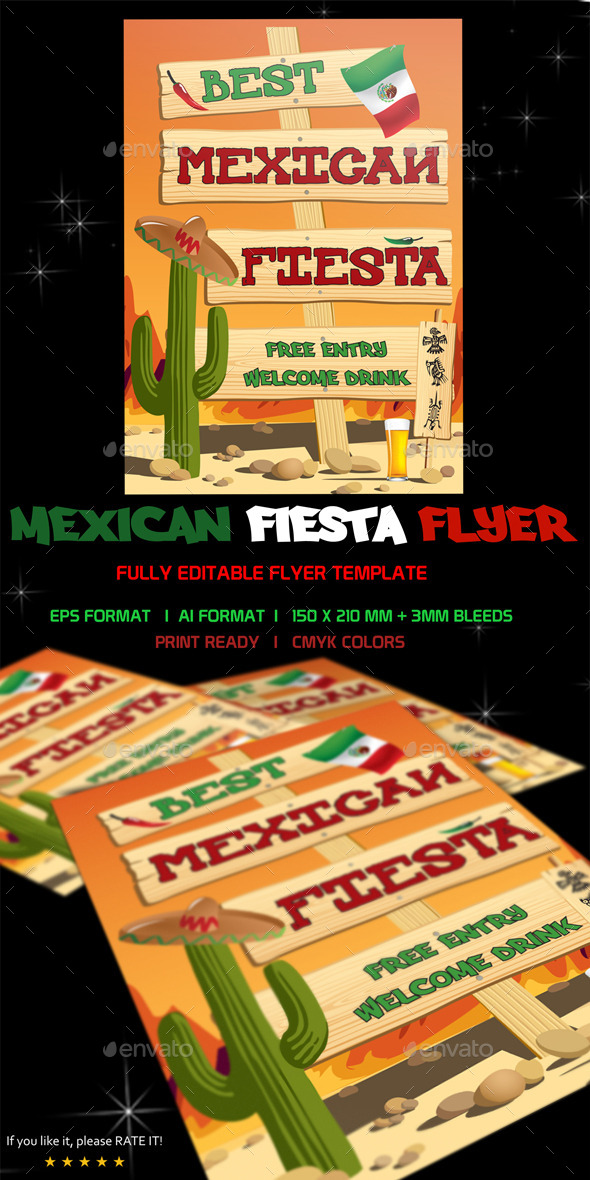 Fiesta Graphics, Designs & Templates | GraphicRiver