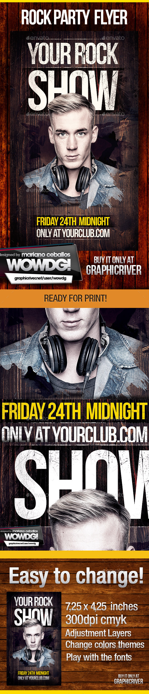 Band Graphics, Designs & Templates from GraphicRiver