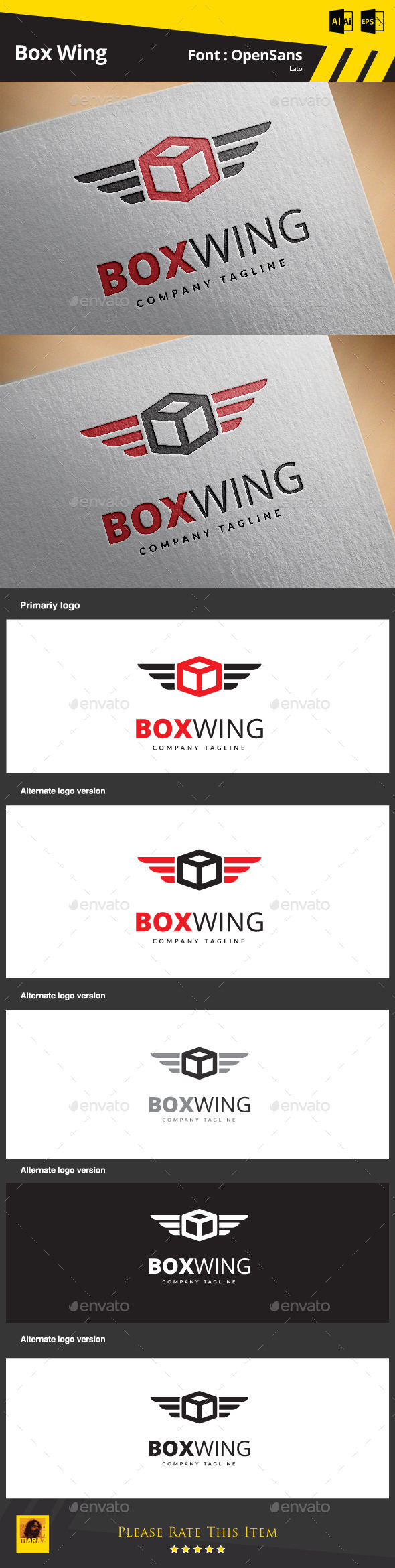 Box Logo Templates from GraphicRiver