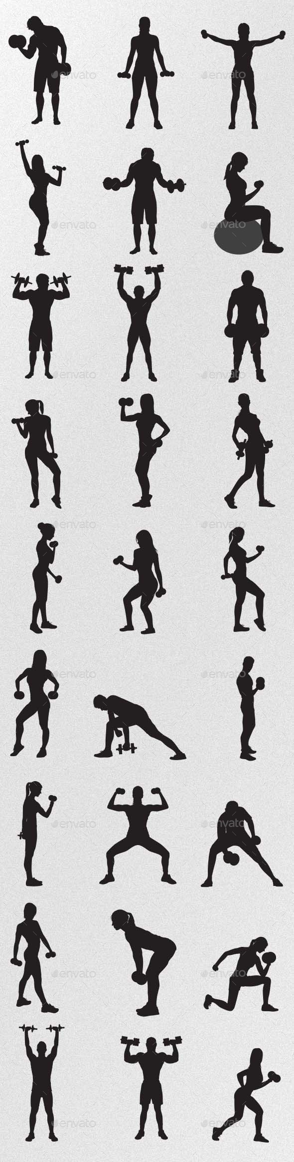 Exercises Graphics, Designs & Templates | GraphicRiver