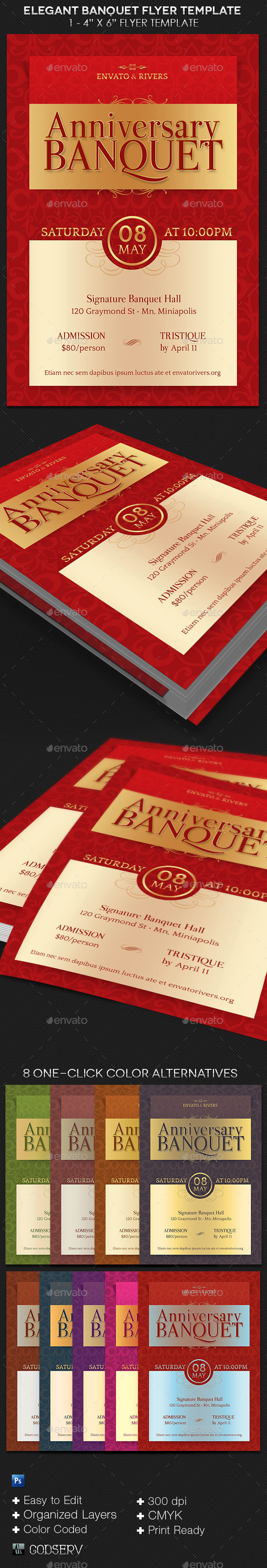 Banquet Graphics, Designs & Templates | GraphicRiver