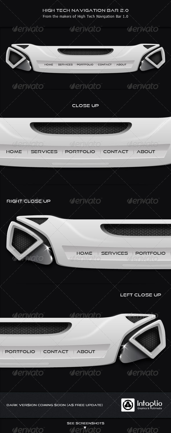 Navigation Bar Templates from GraphicRiver
