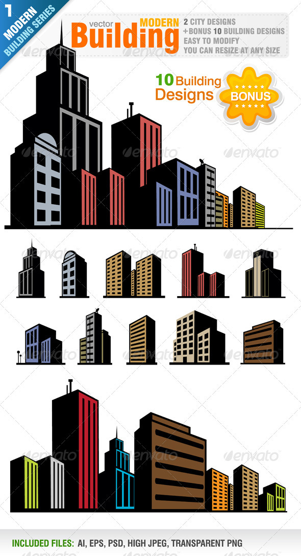 Building Graphics, Designs & Templates | GraphicRiver