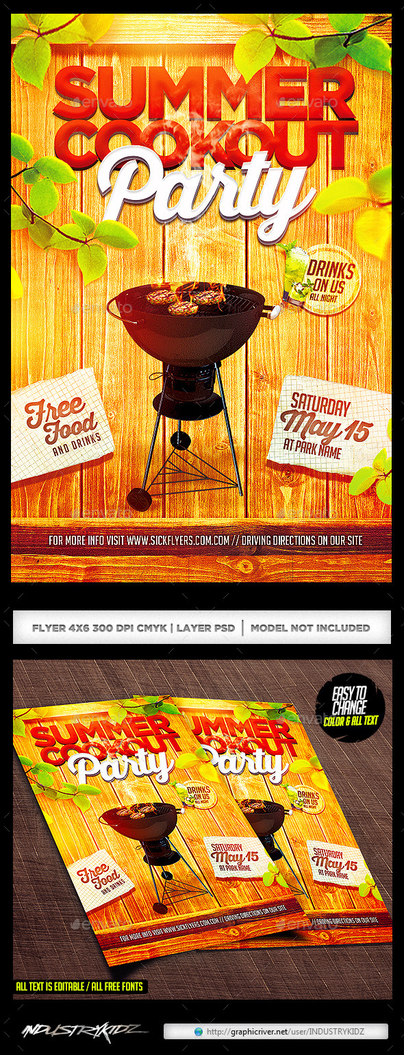 Cookout Graphics, Designs & Templates | GraphicRiver