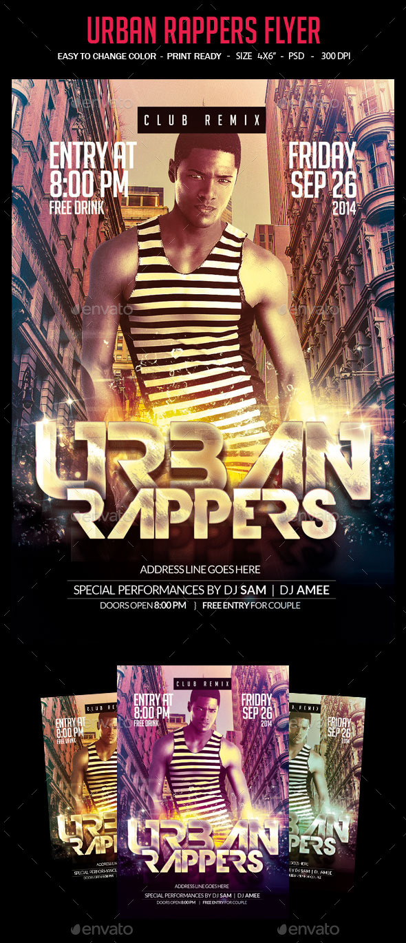 Rapper Graphics, Designs & Templates from GraphicRiver