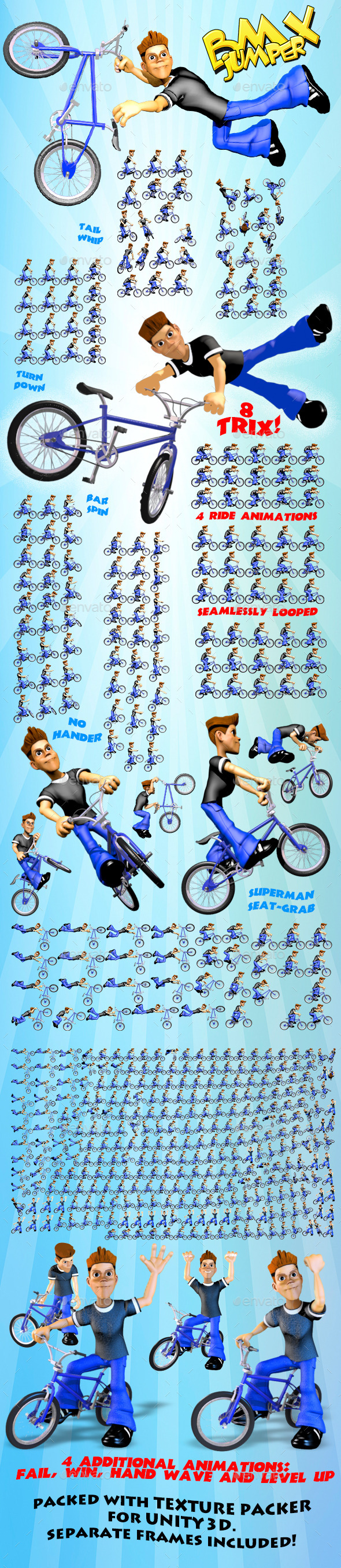 Box Game Sprites & Sheet Templates from GraphicRiver