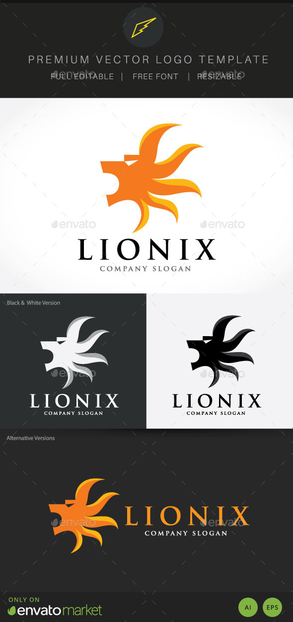 Leona Logo Template | GraphicRiver