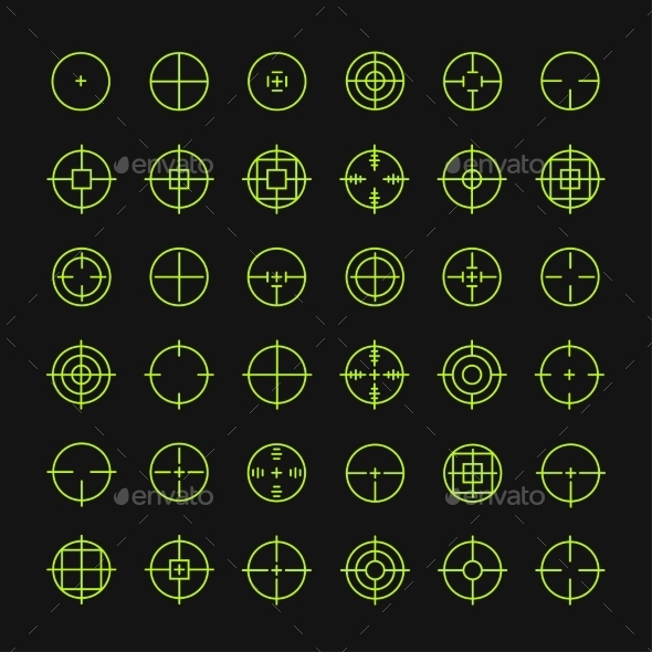 Crosshair Graphics, Designs & Templates | GraphicRiver