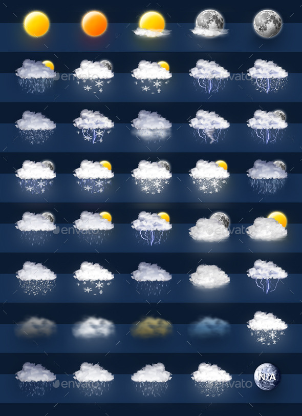 Weather Graphics, Designs & Templates | GraphicRiver