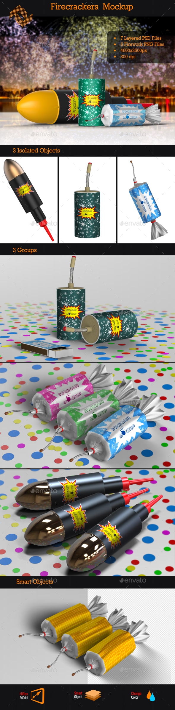 Firecracker Graphics, Designs & Templates | GraphicRiver