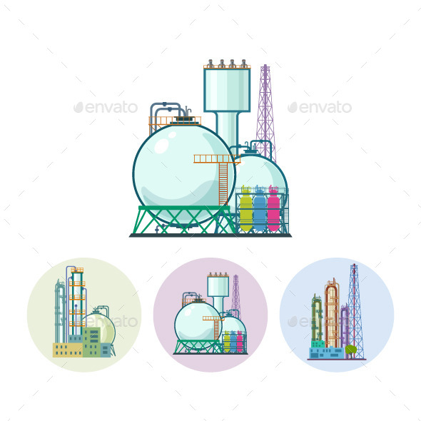 Refinery Graphics, Designs & Templates from GraphicRiver