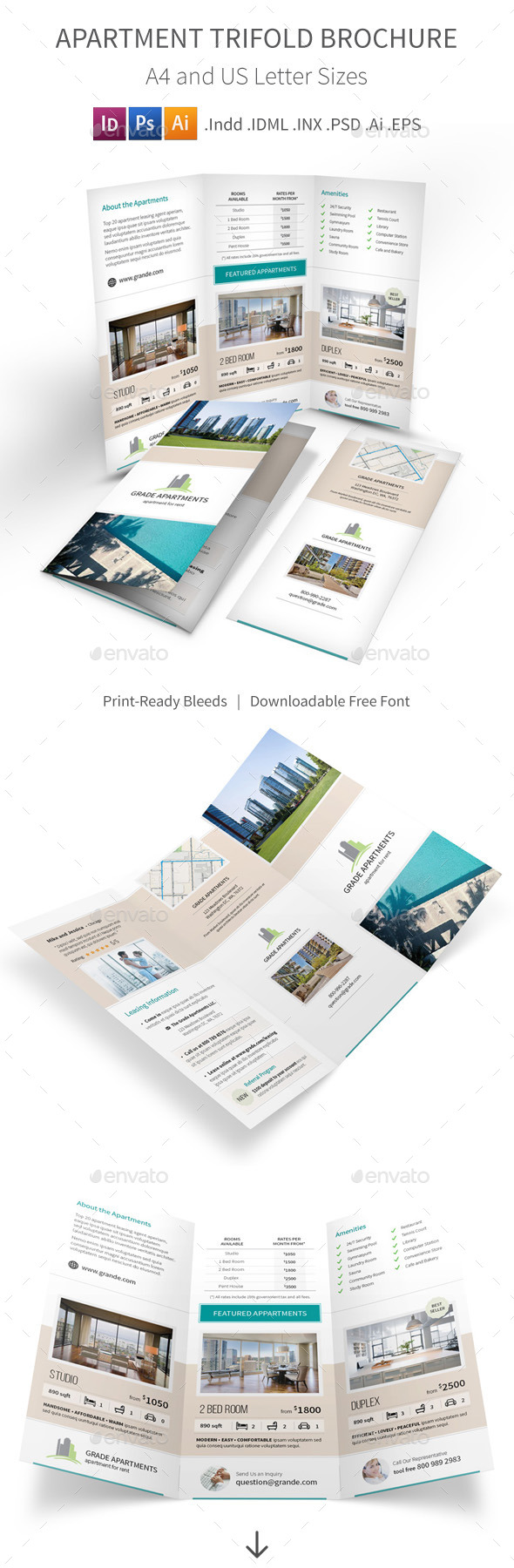 Apartments Graphics, Designs & Templates | GraphicRiver
