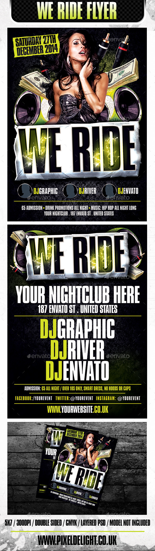Riding Flyer Templates | GraphicRiver