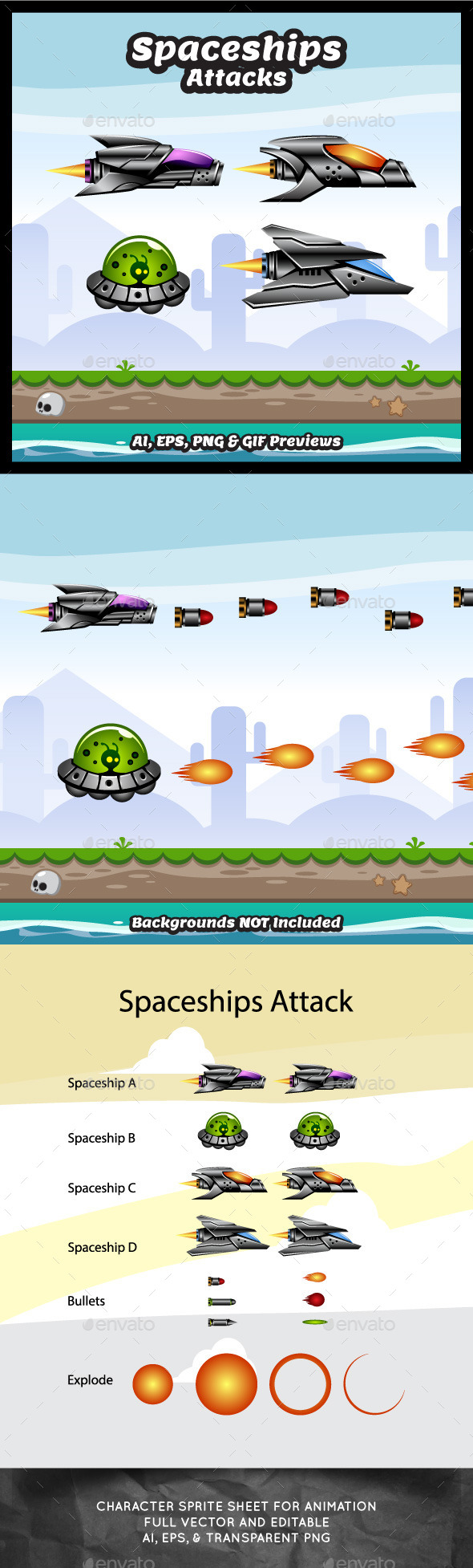 Spaceship Graphics, Designs & Templates | GraphicRiver