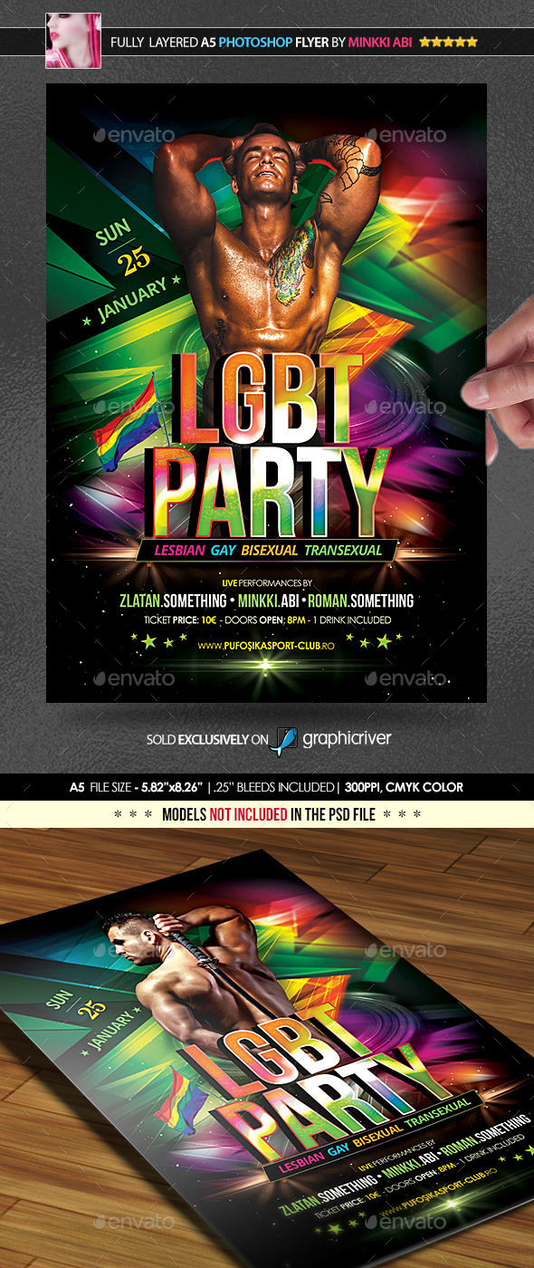 Gays Flyer Templates | GraphicRiver