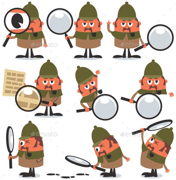 Detective Graphics, Designs & Templates | GraphicRiver
