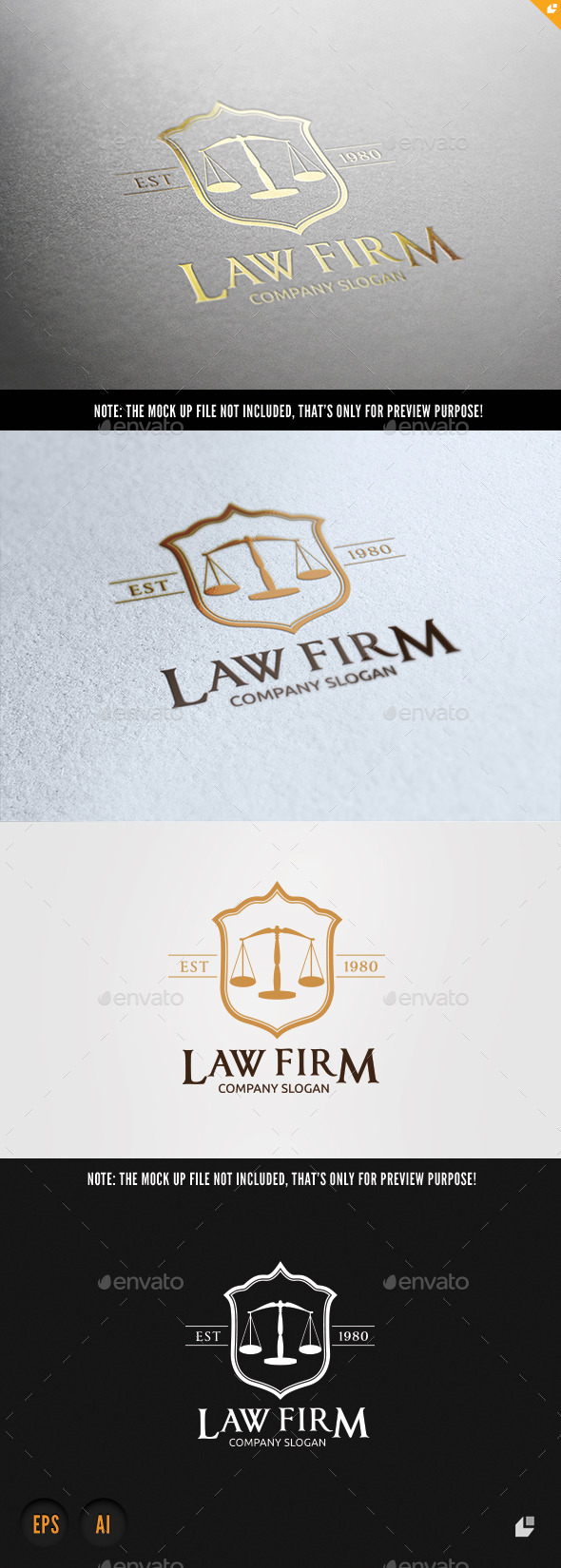 Courtroom Logo Templates from GraphicRiver