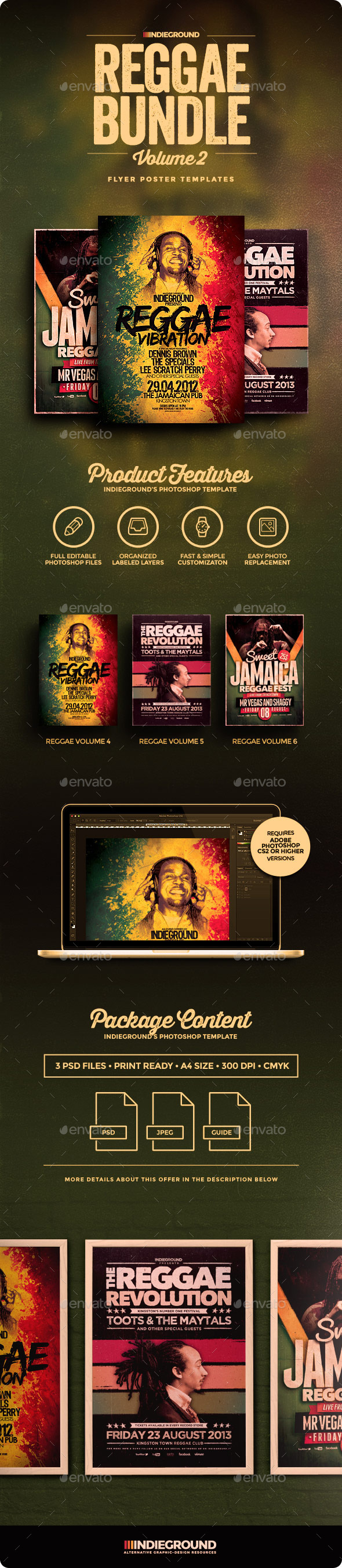 Rasta Graphics, Designs & Templates from GraphicRiver
