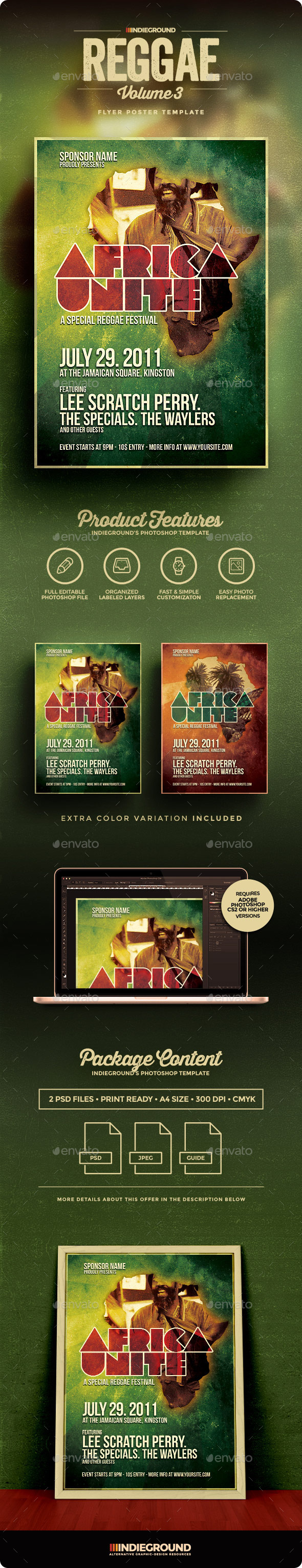 Rasta Graphics, Designs & Templates from GraphicRiver