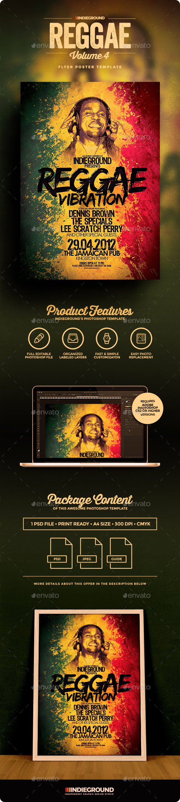 Rasta Graphics, Designs & Templates from GraphicRiver