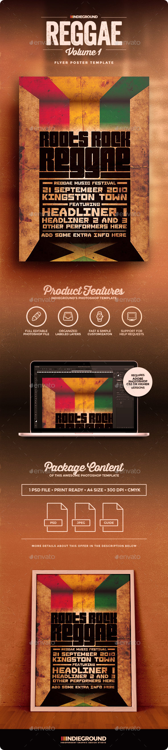 Rasta Graphics, Designs & Templates from GraphicRiver