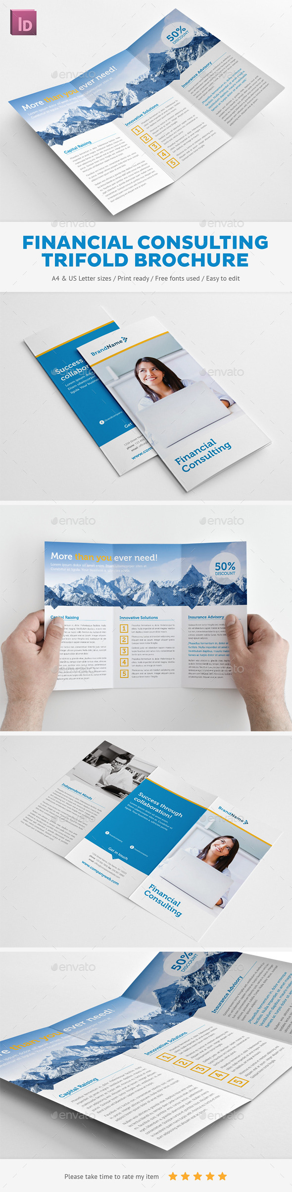 Consultant Brochure Templates | GraphicRiver