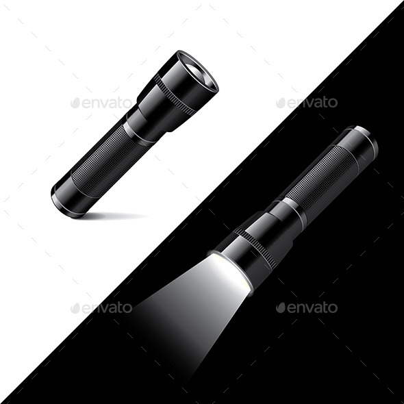 Flashlight Graphics, Designs & Templates | GraphicRiver