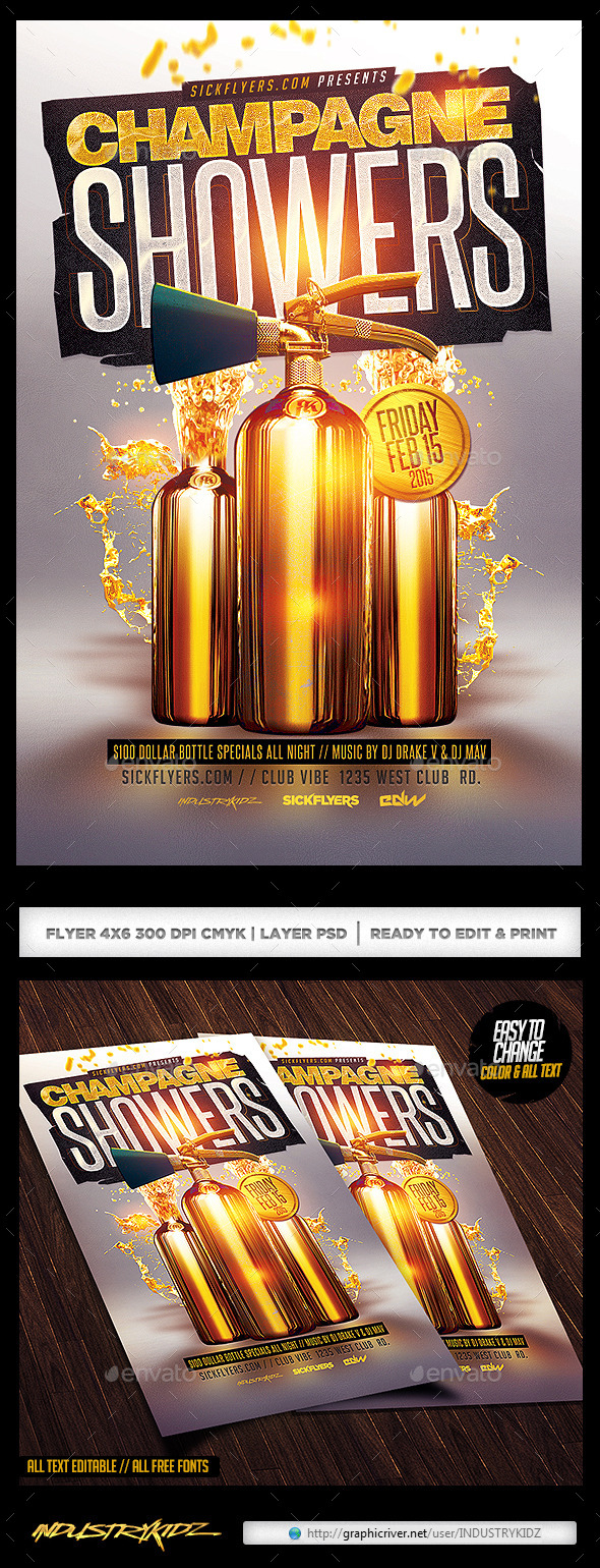 Champagne Graphics, Designs & Templates | GraphicRiver