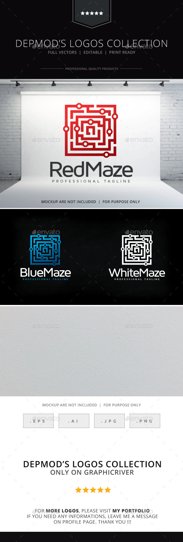 Maze Logo Templates | GraphicRiver