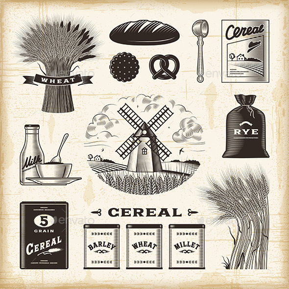 Cereal Graphics, Designs & Templates | GraphicRiver