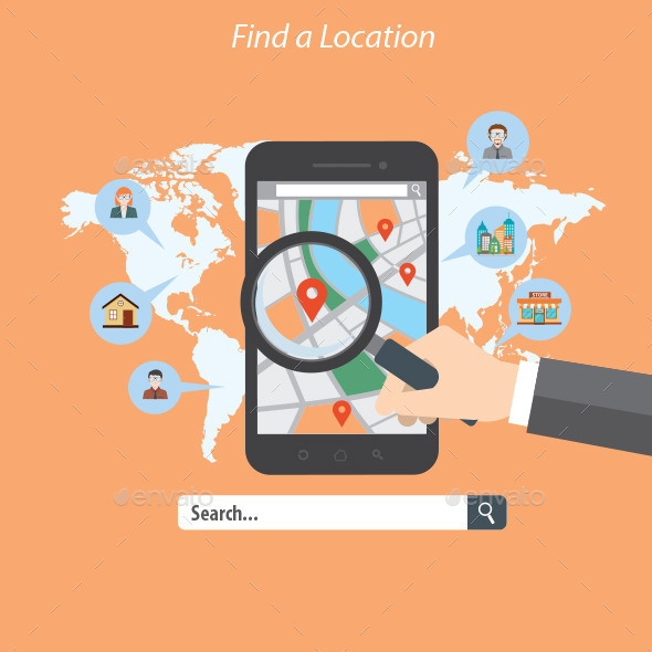 Location Graphics, Designs & Templates | GraphicRiver