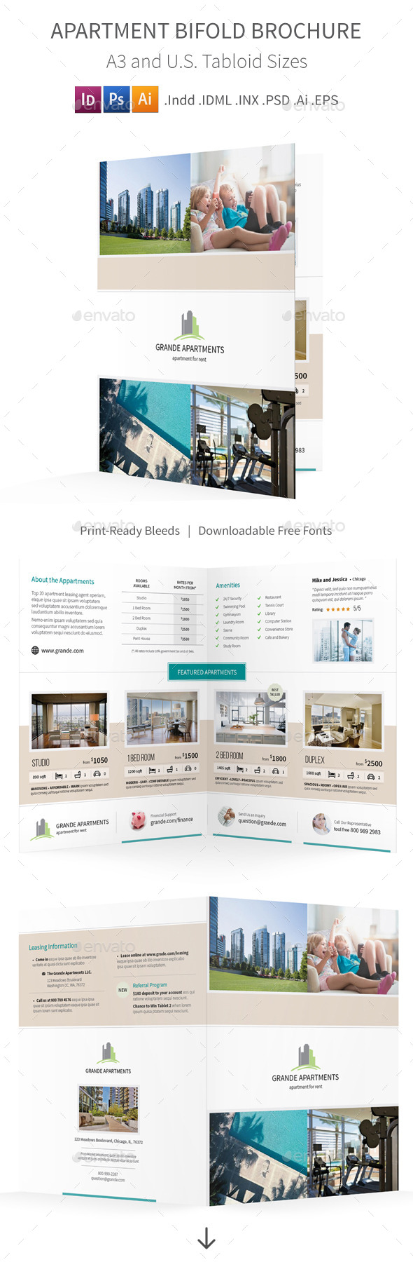 Apartments Graphics, Designs & Templates | GraphicRiver