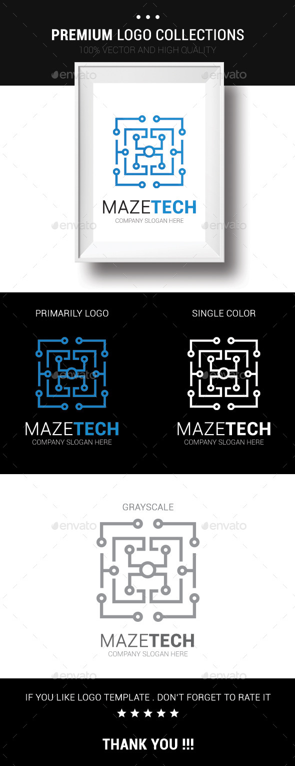 Maze Logo Templates | GraphicRiver
