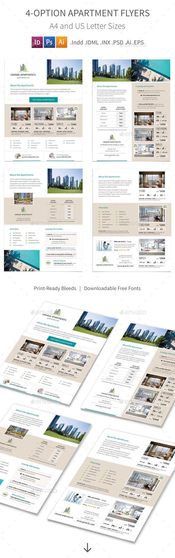Apartments Graphics, Designs & Templates | GraphicRiver