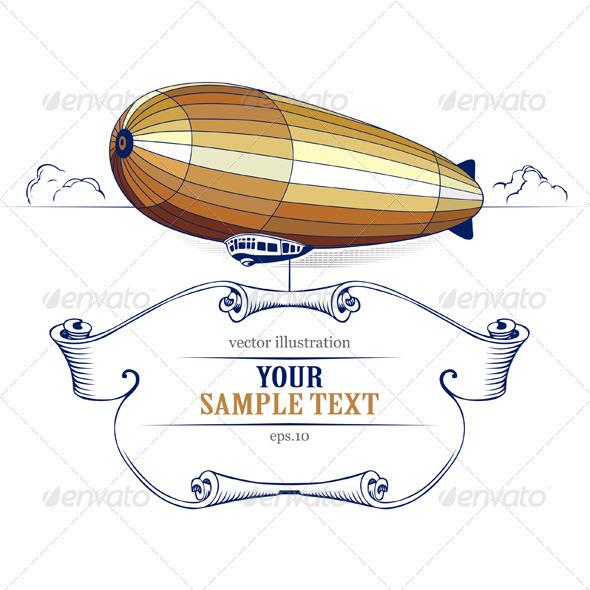 Zeppelin Graphics, Designs & Templates from GraphicRiver