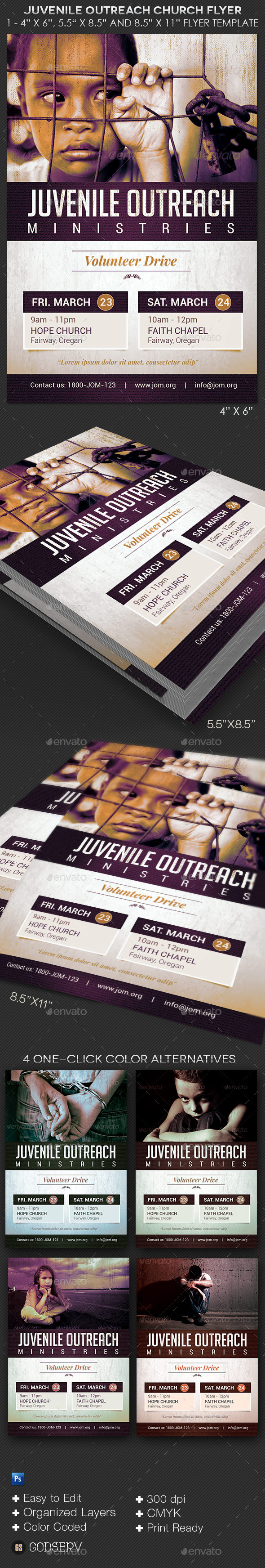 Outreach Graphics, Designs & Templates | GraphicRiver