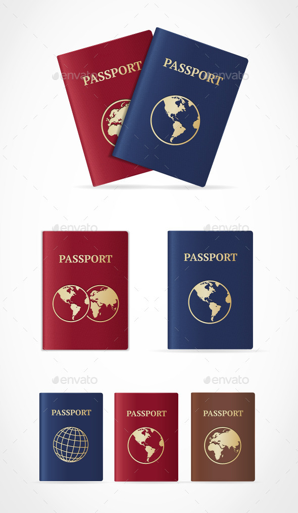 Passport Graphics, Designs & Templates | GraphicRiver