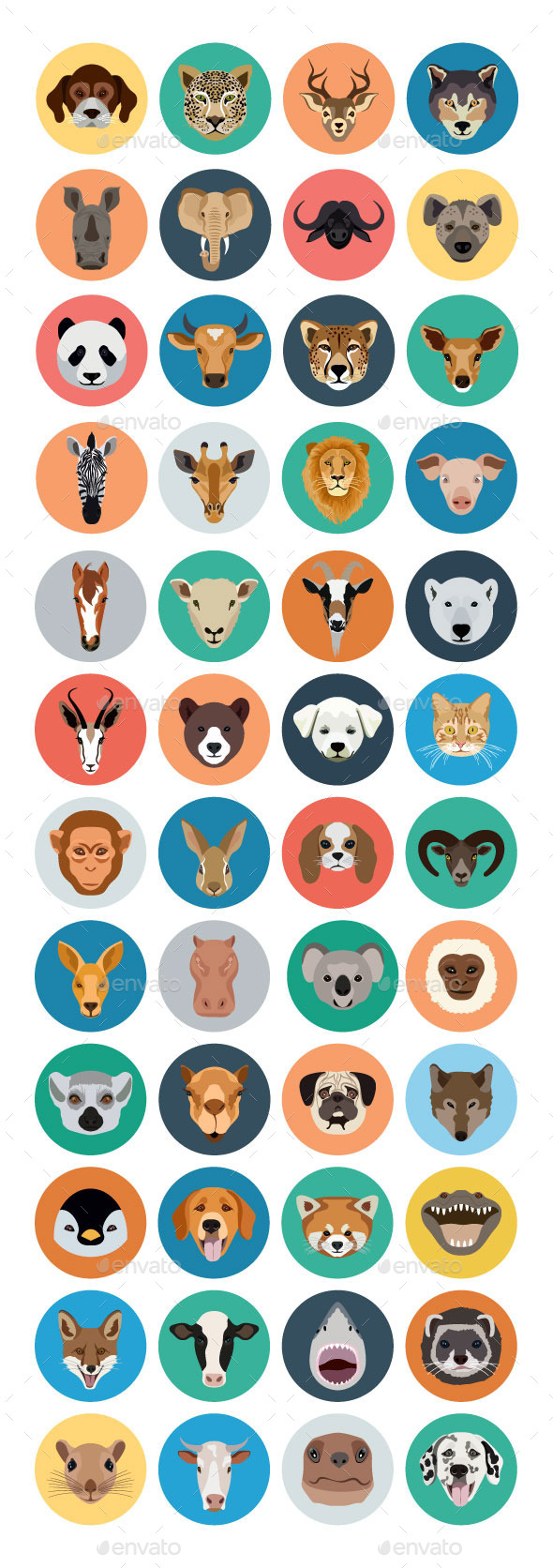 Animal Icons from GraphicRiver