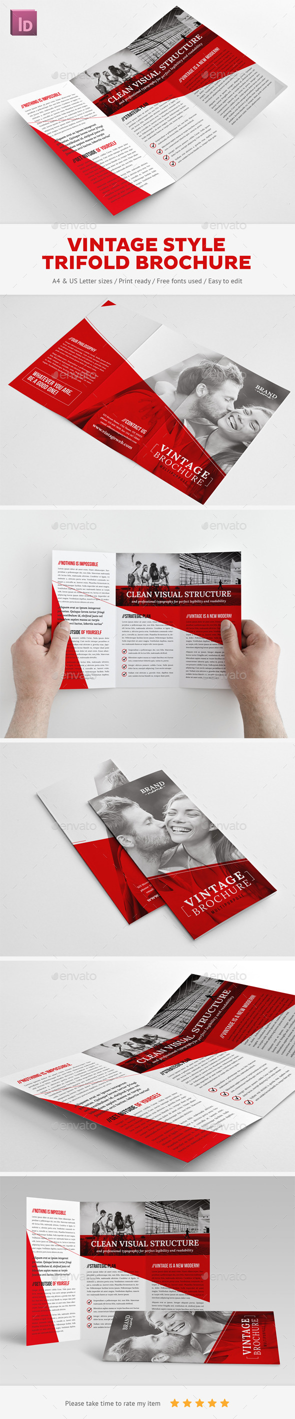Vintage Brochure Templates | GraphicRiver
