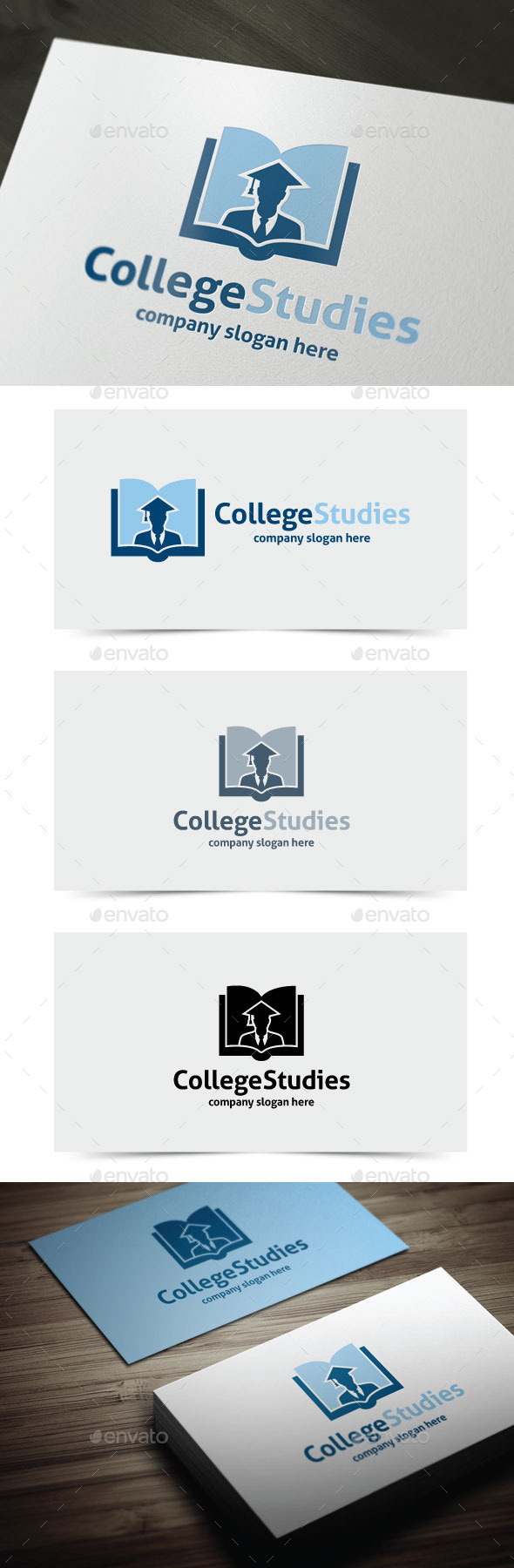 College Logo Templates from GraphicRiver