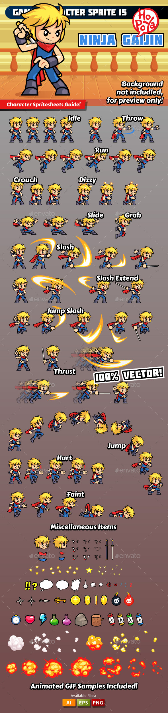 Fighting Game Assets from GraphicRiver